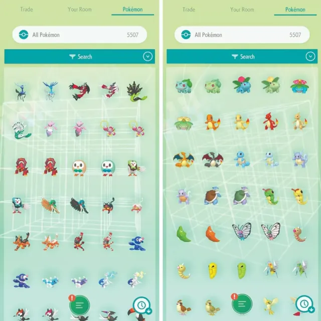 Low Levels Pokemon Home Full Living Dex All Forms Gen 1-7 960 Pokemon ...