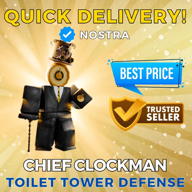 Chief Clockman - Toilet Tower Defense Game Item - Gameflip