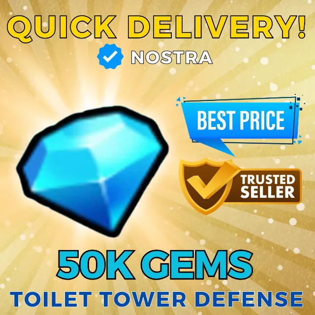 TTD Gems - Toilet Tower Defense Game Items - Gameflip