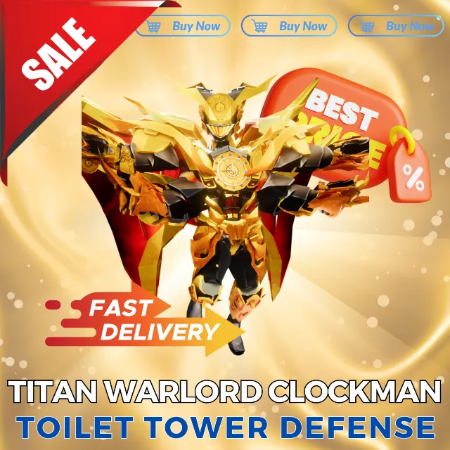 Titan Warlord Clockman - Toilet Tower Defense Game Items - Gameflip