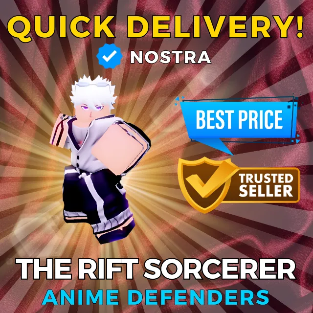 Anime Defenders The Rift Sorcerer - Anime Defenders Game Items - Gameflip