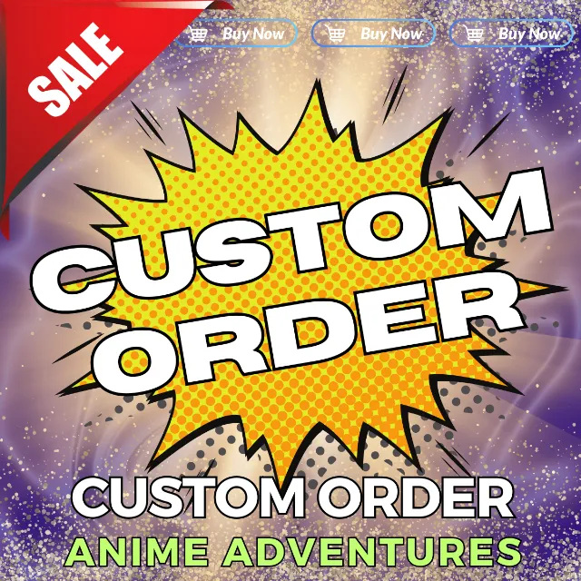 Custom Order - Anime Adventure Game Item - Gameflip