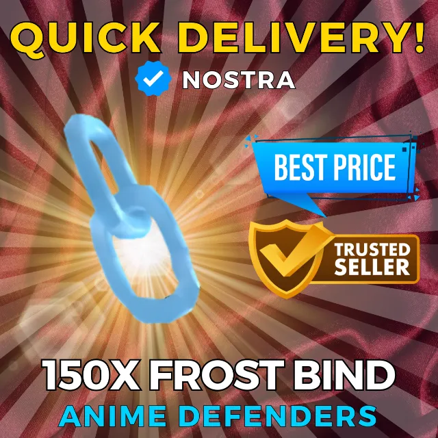 Frost Bind - Anime Defenders Game Items - Gameflip