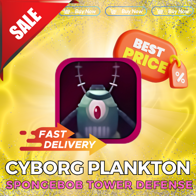 Cyborg Plankton | Spongebob TD - Other Game Item - Gameflip