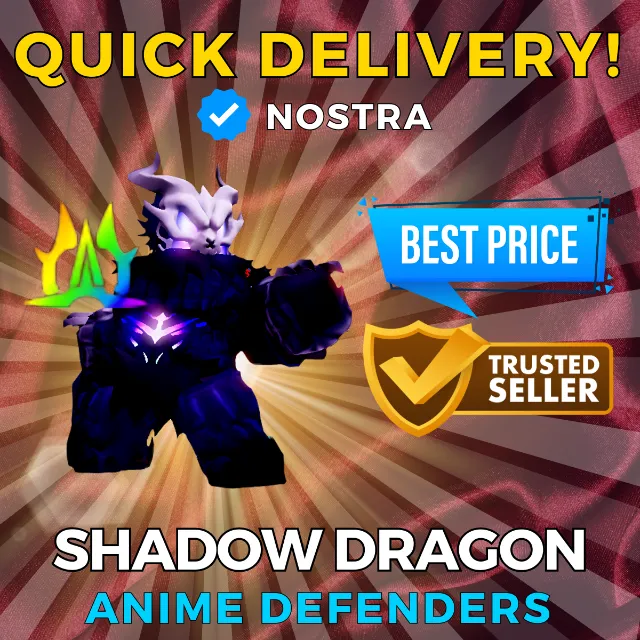 Almighty Shadow Dragon - Anime Defenders Game Item - Gameflip