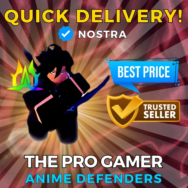 Almighty The Pro Gamer - Anime Defenders Game Items - Gameflip