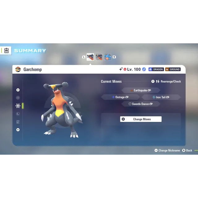 COMBO SHINY COMPETITIVE GARCHOMP AND SHINY GIBLE ALPHA 6IV⭐POKEMON ...