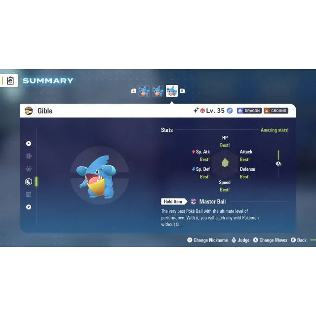 COMBO SHINY COMPETITIVE GARCHOMP AND SHINY GIBLE ALPHA 6IV⭐POKEMON ...