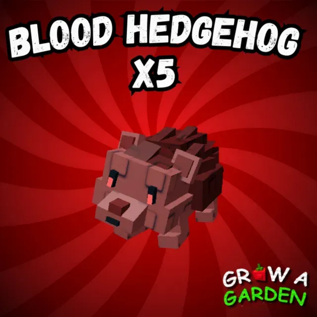 Blood Hedgehog Grow Gard - Game Item - Gameflip