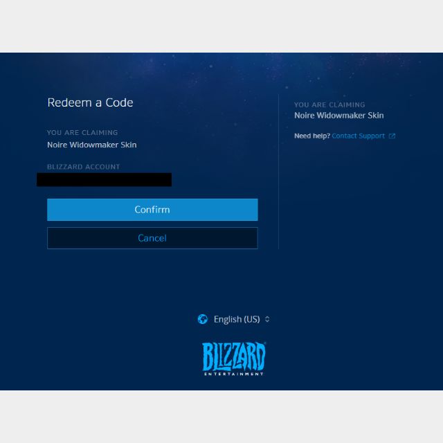 Overwatch Noire Widowmaker Pre-order Bonus Skin for PC - Battlenet ...