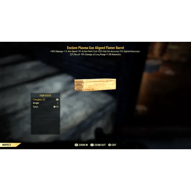 ENCLAVE FLAMER MOD - Fallout 76 Game Item - Gameflip