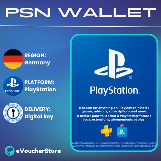 PlayStation Wallet 100 EUR PSN Key GERMANY - PlayStation Store Gift ...