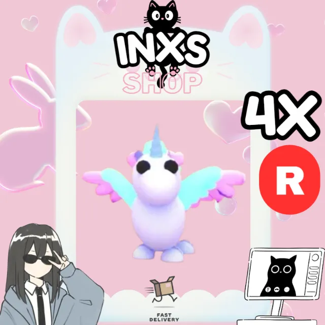 R ALICORN 4X - Adopt Me Game Item - Gameflip