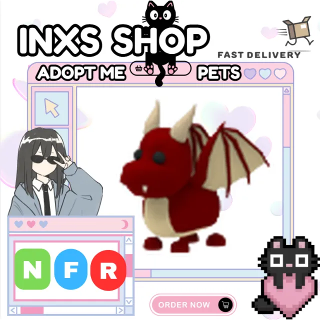 NFR DRAGON - Adopt Me Game Item - Gameflip