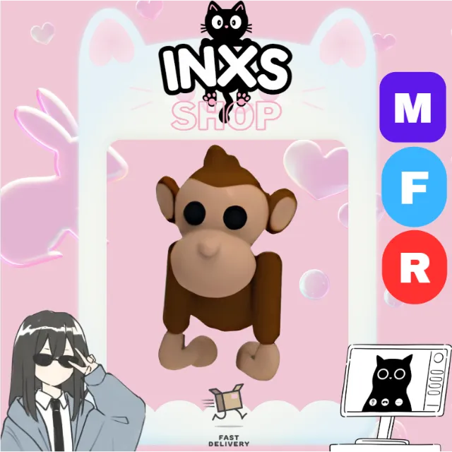 MFR MONKEY - Adopt Me Game Item - Gameflip
