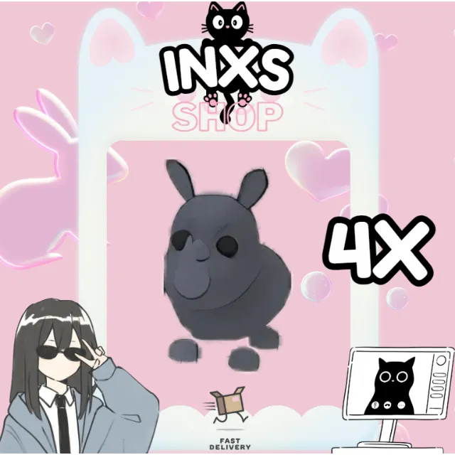RHINO 4X - Adopt Me Game Item - Gameflip