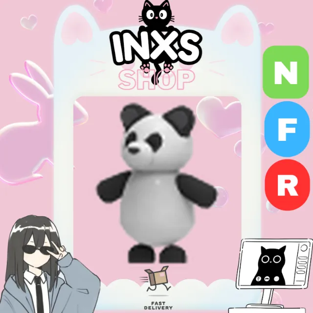 NFR PANDA - Adopt Me Game Item - Gameflip