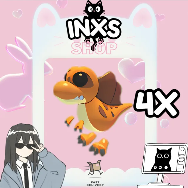 SPINOSAURUS 4X - Adopt Me Game Item - Gameflip