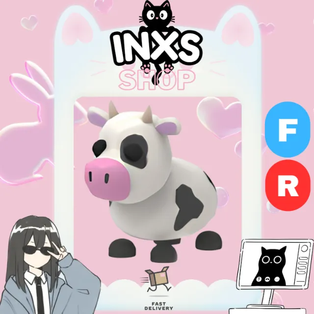 FR COW - Adopt Me Game Item - Gameflip