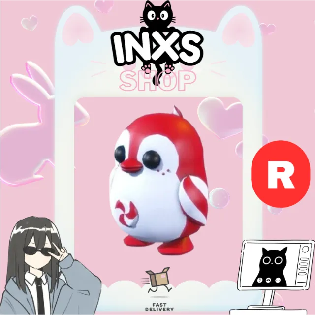 R PEPPERMINT PENGUIN - Adopt Me Game Item - Gameflip