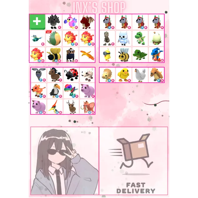 Adopt Me Bundle Pet - Adopt Me Game Items - Gameflip