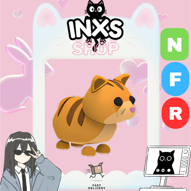 NFR GINGER CAT - Adopt Me Game Item - Gameflip