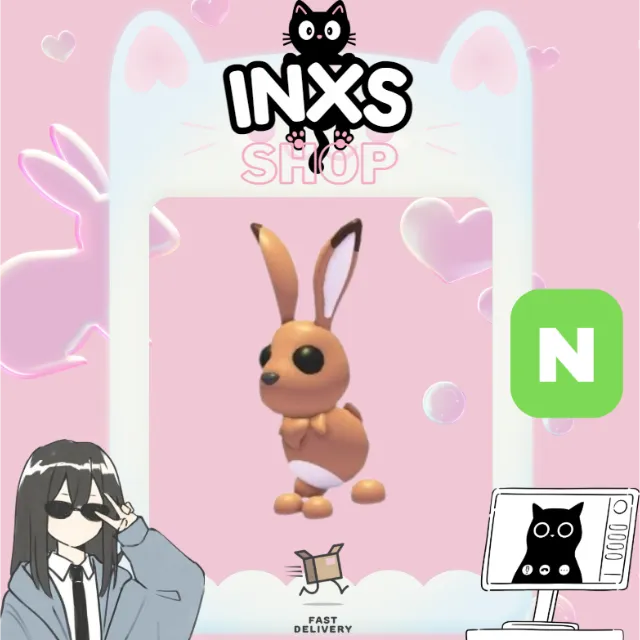 NEON HARE - Adopt Me Game Item - Gameflip