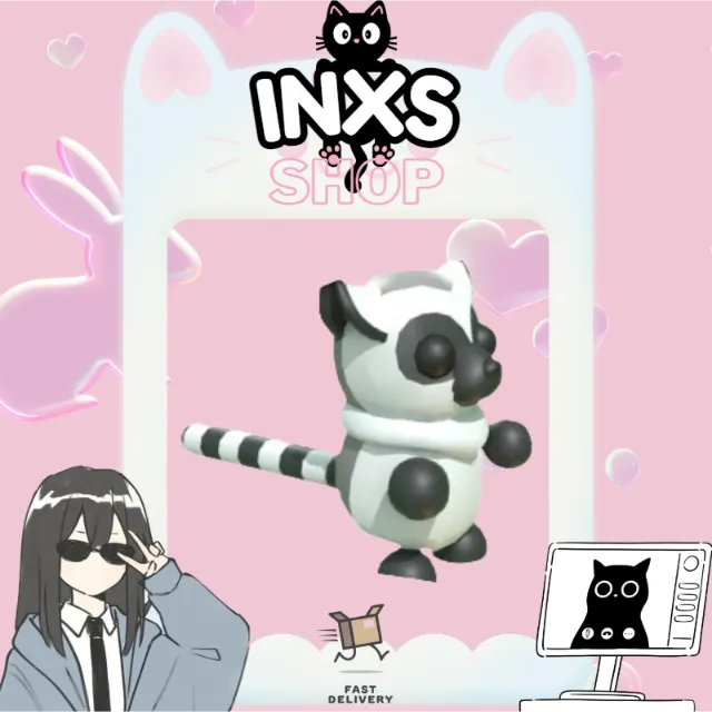 RING-TAILED LEMUR - Adopt Me Game Item - Gameflip