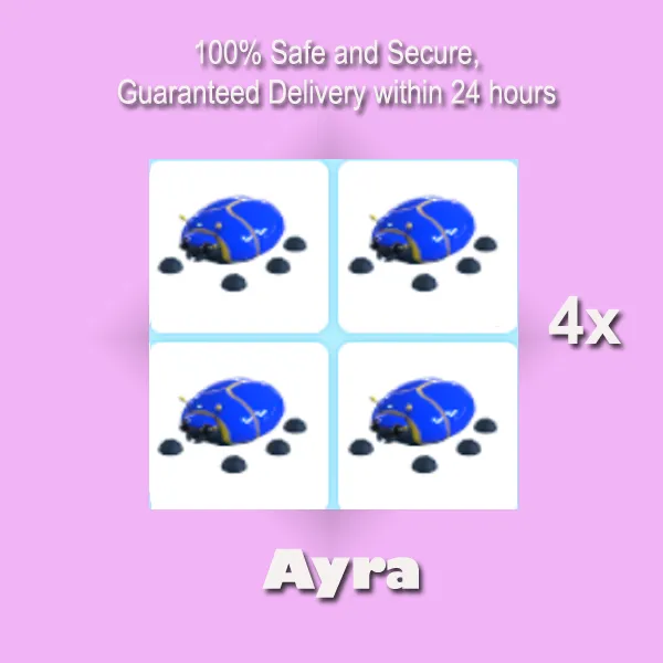 4x Giant Blue Scarab - Roblox Game Items - Gameflip