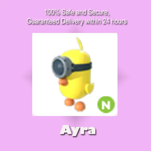 Neon Minion Chick - Adopt Me Game Items - Gameflip