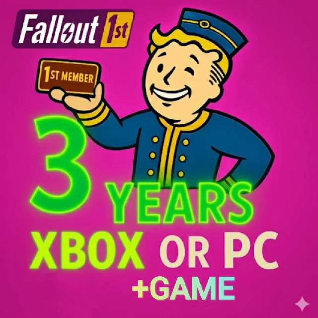 FALLOUT 1ST 3 YEARS - Other Game Account - Gameflip