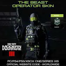 Monster Energy X Call of Duty: The Beast Operator Skin - Call of Duty ...
