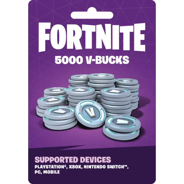 Fortnite 5000 Vbucks Code - All Platforms - Other Gift Card - Gameflip