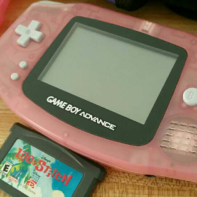 Crystal Pink Game Boy Advance & Accessories - Game Boy Advance Consoles ...