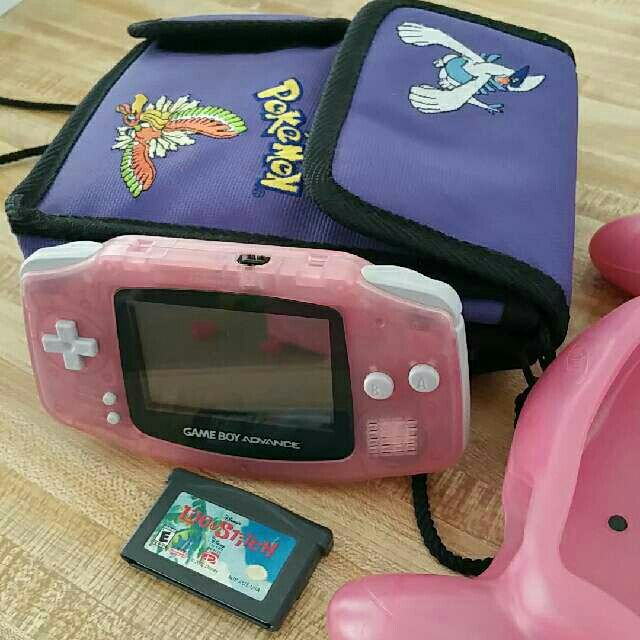 Crystal Pink Game Boy Advance & Accessories - Game Boy Advance Consoles ...