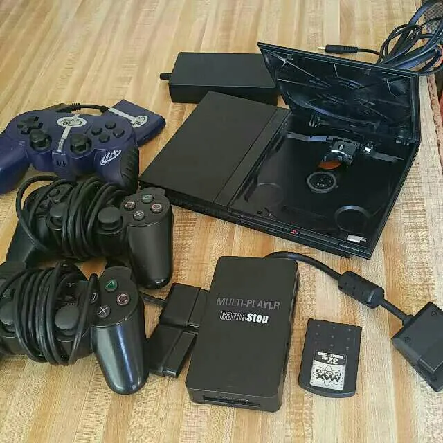 Slim PS2 w/ MASSIVE Game Collection - PS2 Console (Good) - Gameflip