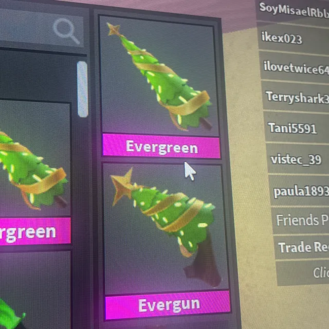 Evergreen Set - Murder Mystery 2 Game Item - Gameflip