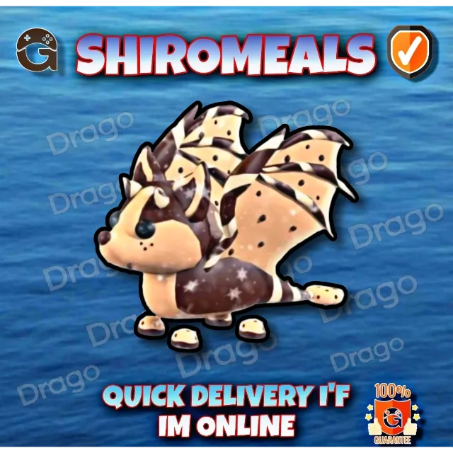 Chocolate Chip Bat Dragon - Adopt Me Game Item - Gameflip