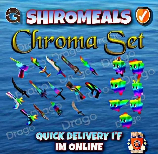 Weapon | Mm2: Chroma Set - Murder Mystery 2 Game Items - Gameflip