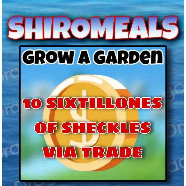10Sx (Sextillion, 10000000Qa) SHECKLES - Game Item - Gameflip