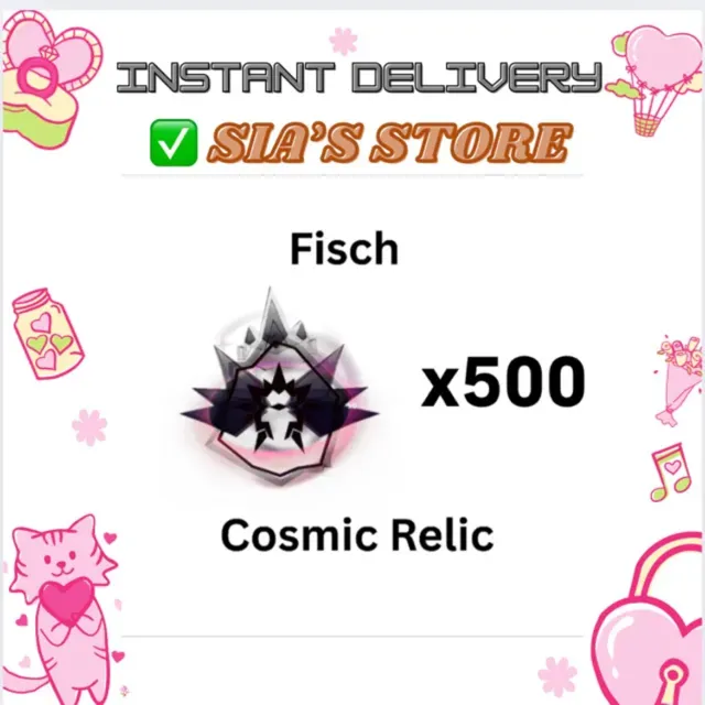 x500 COSMIC RELIC FISCH - Roblox Game Item - Gameflip