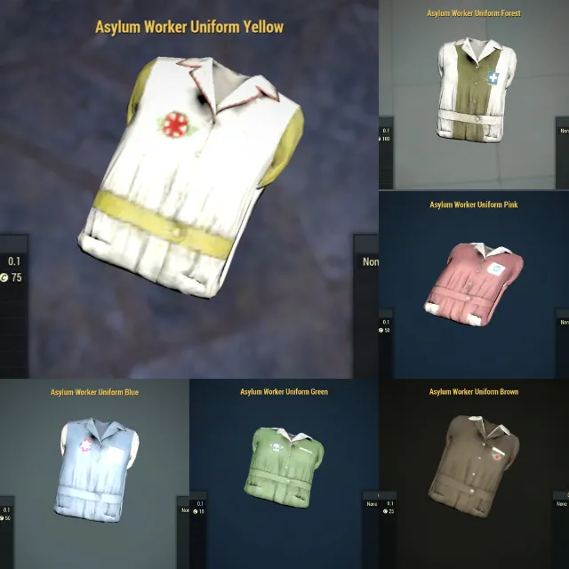 Bundle Asylum Uniform - Fallout 76 Game Items - Gameflip