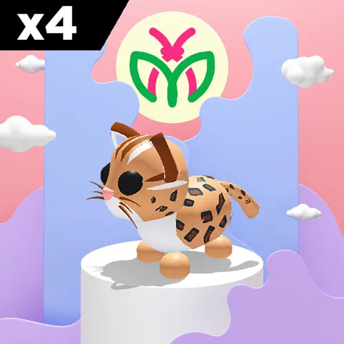 Leopard Cat | x4 - Adopt Me Game Item - Gameflip