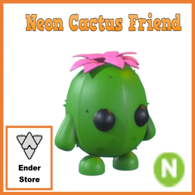 Neon Cactus Friend - Adopt Me Game Item - Gameflip