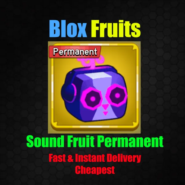 Blox Fruits - Sound Fruit Permanent [ 1900 R] - Blox Fruits Game Item ...