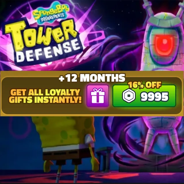 SpongeBob Tower Defense - +12 months Get all Loyalty Gifts Instantly ...