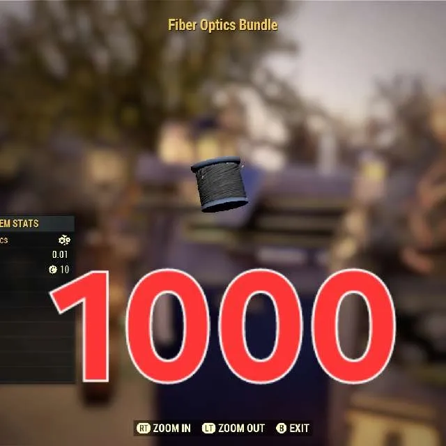 Fiber Optics Bundle - Fallout 76 Game Items - Gameflip