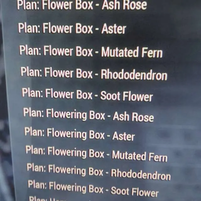 Flower Box Set (10) - Fallout 76 Game Item - Gameflip