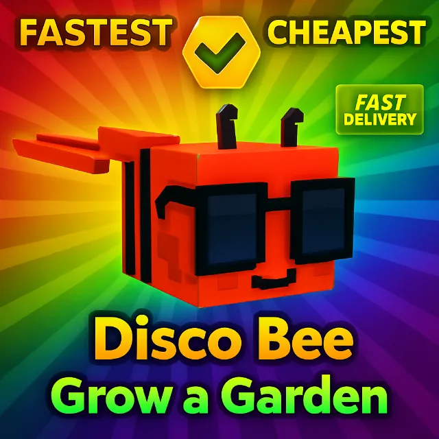 Disco Bee - Grow a Garden Game Item - Gameflip