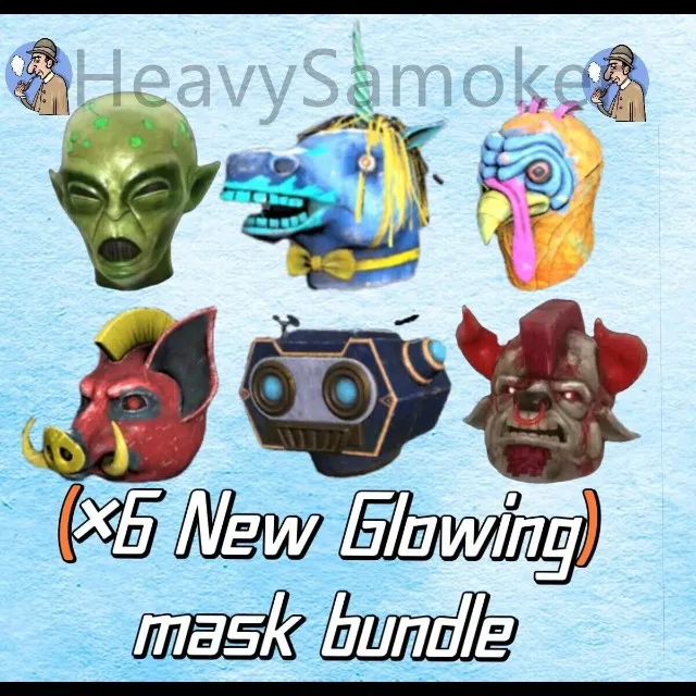 All NEW x6 Fasnacht 2024 Glowing masks bundle - Fallout 76 Game Items ...